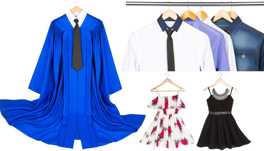 What To Wear Under Blue Graduation Gown? Outfit Ideas