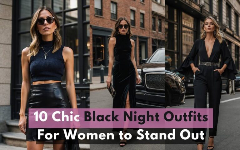 10 Chic Black Night Outfits For Women To Stand Out