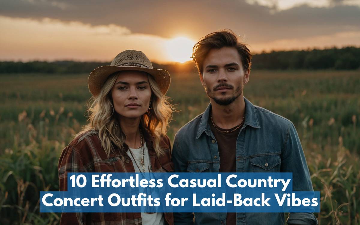 10 Effortless Casual Country Concert Outfits For Laid-Back Vibes