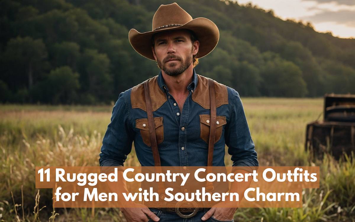 11 Rugged Country Concert Outfits For Men With Southern Charm