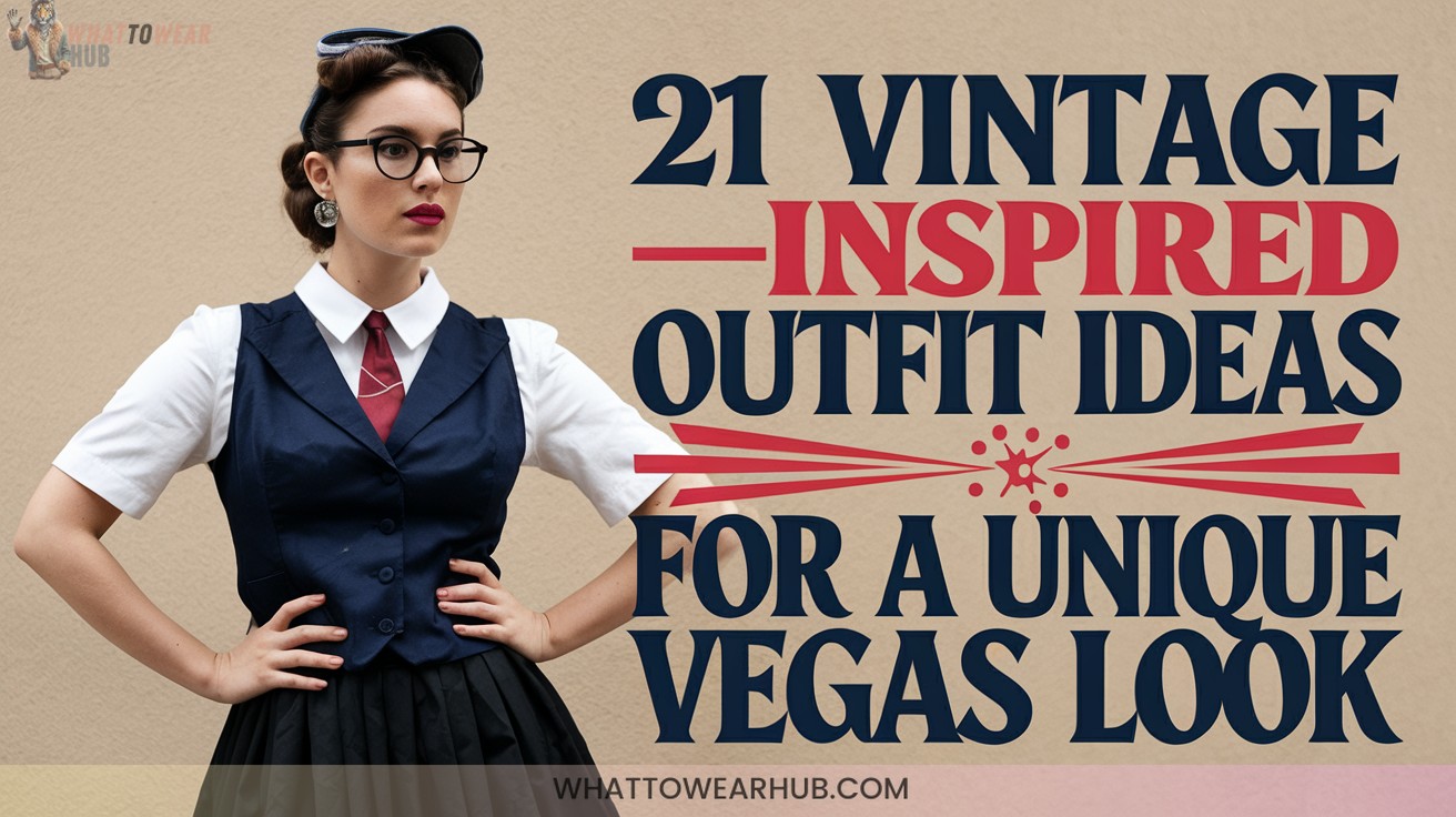 21 Vintage-Inspired Outfit Ideas For A Unique Vegas Look