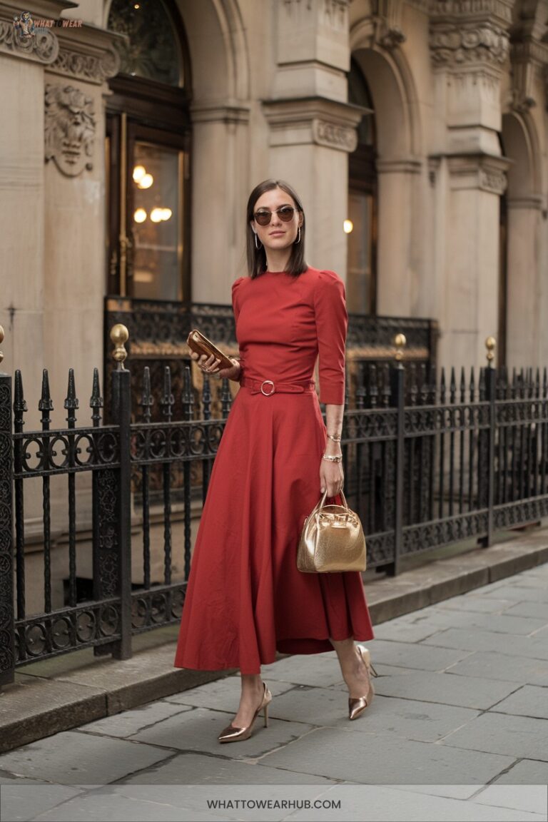 15 Elegant Red Outfit Ideas For Special Events