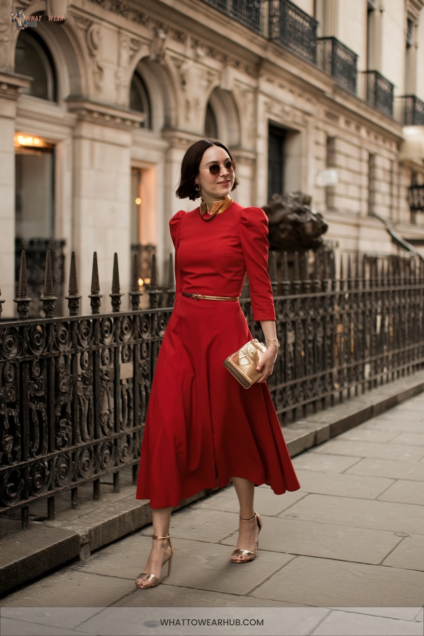 15 Elegant Red Outfit Ideas For Special Events