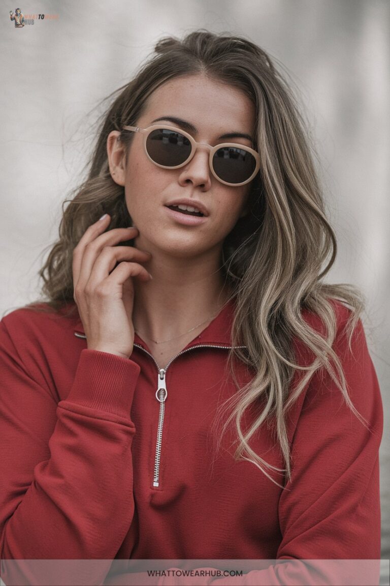 8 Stylish Red Zip-Up Outfit Ideas For Women