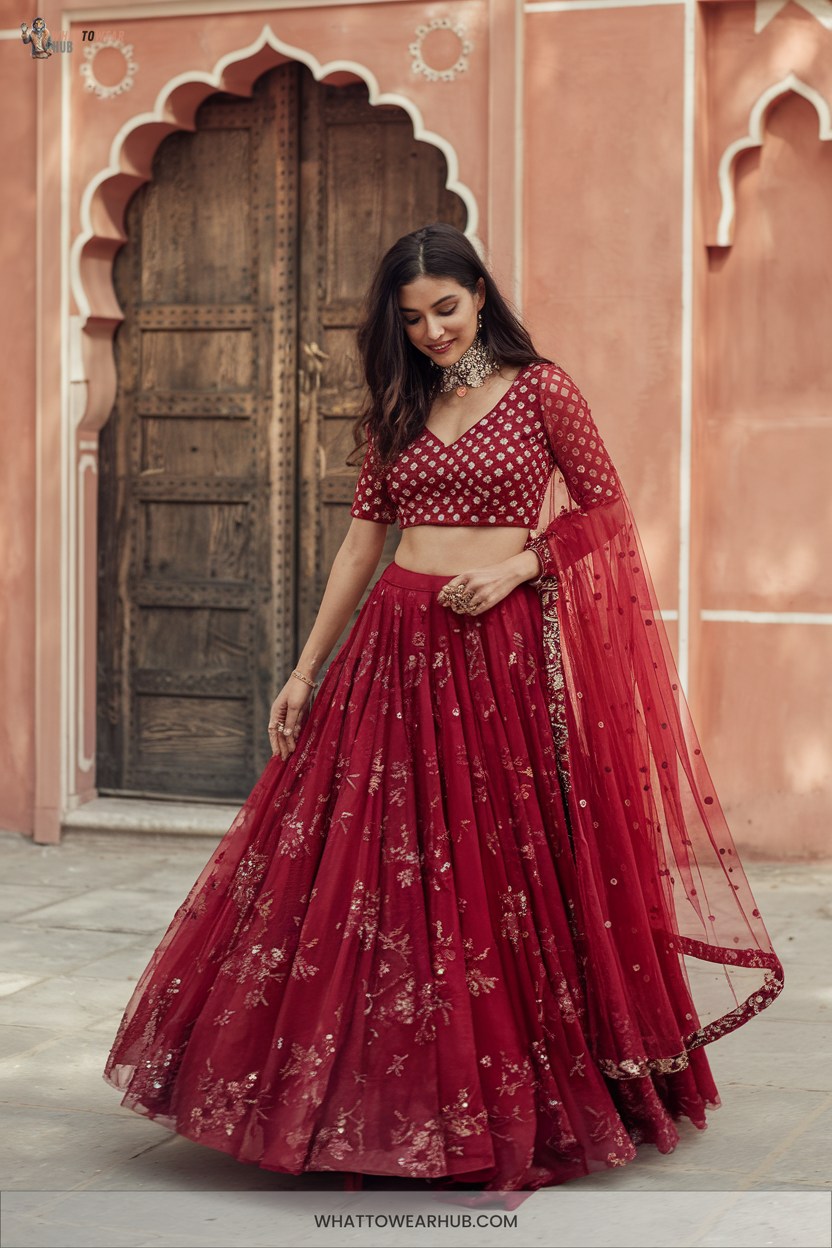 10 Traditional Red Outfit Ideas With An Indian Twist