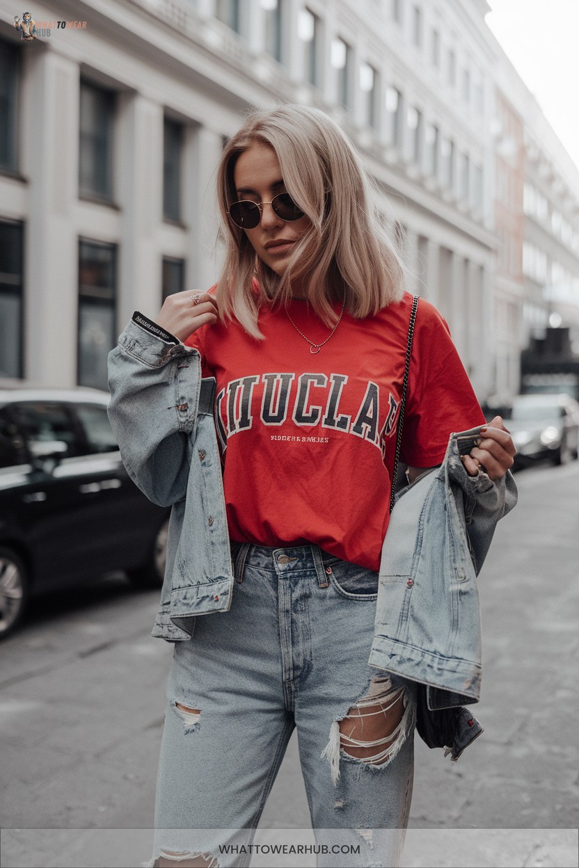 15 Edgy Red Streetwear Outfit Ideas