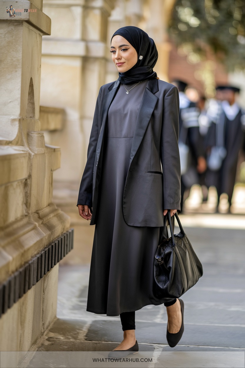 17 Modest Graduation Outfit Ideas For Hijab Wearing Graduates